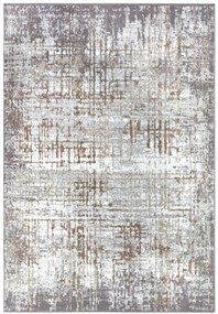 Hanse Home, Kusový koberec Shine 105925 Abstract Cream Grey, 57x90, šedá, ložnice