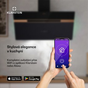 Klarstein Alina digestoř | 90 cm | 689 m³/h | Tichá | A++