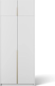 ADRK Furniture Bregma II s nástavcem Skříň s otočnými dveřmi ADRK-W-BREG-100-WG