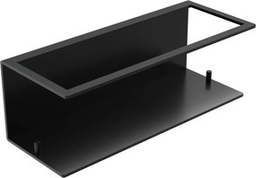 Nimco - Polička, délka 25 cm, matná černá 4091-25-90