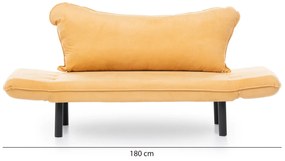 Atelier del Sofa 2-místná pohovka Chatto - Mustard, Hořčicová