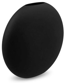 COOEE Design Keramická váza Pastille Black 15 cm, černá barva, keramika