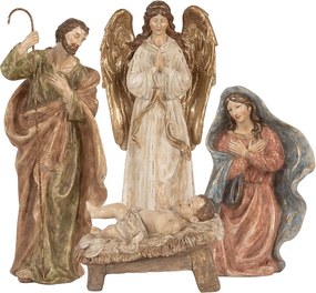 Sada 4ks vánoční dekorace figurka Betlém Nativity Scene – 23*12*47 cm