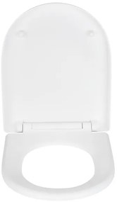 WENKO 24988100-WC sedátko EXCLUSIVE 45x36,5 cm bílá/stříbrná