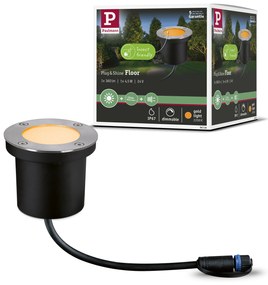 Paulmann 94716 Plug&Shine zápustné venkovní svítidlo 4,5W LED 2200K, průměr 9,8cm, IP67