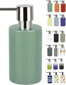 Spirella TUBE dávkovač mýdla zelený / keramika / 300 ml