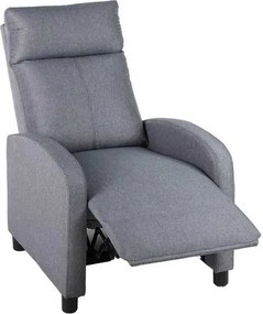 LuxuryForm DESIGN Televizní křeslo RUFO s polohováním - šedé