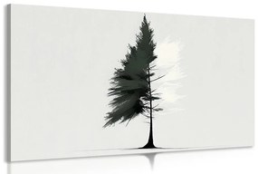 Obraz minimalistický jehličnatý strom Varianta: 120x80