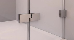 Polysan Fortis Edge sprchové dveře do niky 90 x 200 cm jednokřídlé pravé chrom sklo čiré FL1690R