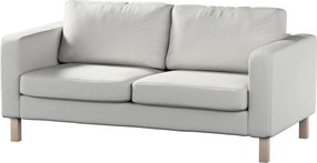 Potah na pohovku IKEA  Karlstad 2-místná, nerozkládací, krátký barva šedá látka pletený vzor