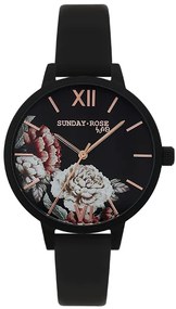 Dámské luxusní designové hodinky SUNDAY ROSE Alive Peony Dream SUN-S05