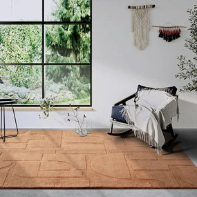 Hnědý ručně tkaný vlněný koberec 160x230 cm Alexis – Villeroy&amp;Boch