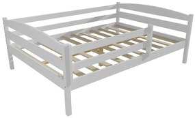 Vomaks Dětská postel DP 020 XL se zábranou Rozměr: 120 x 200 cm, Barva: barva bílá