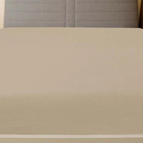 Jersey prostěradla 2 ks taupe 160x200 cm bavlna 136227