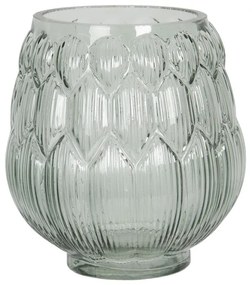 Transparentní skleněná váza Fransje – 14x16 cm