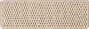 Samolepící nášlapy na schody vzhled sisal 15 ks 65x21x4 cm Berber 326893