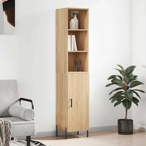 vidaXL Skříň highboard 34,5 x 34 x 180 cm kompozitní dřevo [3189645] Barva: dub sonoma