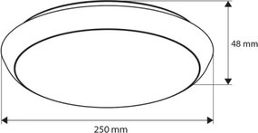 LED svítidlo McLED Calvia 18 12/15/18W CCT 3000/4000/6000K IP65 bílá/černá/stříbrná ML-411.011.42.0