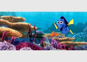 Dětská vliesová fototapeta na zed' Hledá se Nemo pod vodou, Disney | 202 x 90 cm | DFTDNH 5379