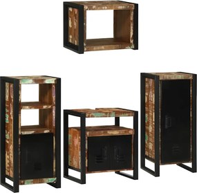 Sada koupelnového nábytku 4 ks Vícebarevný 55 x 35 x 60 cm 3305681