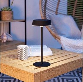 Eglo 75876-LED Stm. solár. nab. stolní lampa SIMERI LED/3W/5V 1800mAh IP44 černá