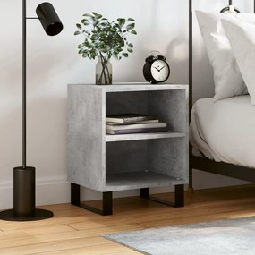vidaXL Noční stolek 40 x 30 x 50 cm kompozitní dřevo [826802] Barva: Betonová šedá