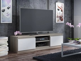 TV stolek MALTA šířka 140 Sonoma/Bílý