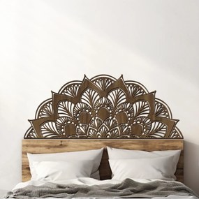 dřevo života Mandala k posteli POTĚŠENÍ Rozměry (cm): 160x64, Barevný vzor: Ořech