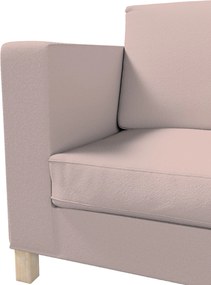 Potah na pohovku IKEA  Karlanda rozkládací, krátký barva růžová látka pletený vzor