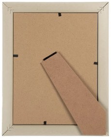 Béžový dřevěný fotorámeček Keer S – na fotografii o průměru 10x15 cm