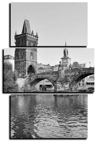Obraz na plátně - Karlův most v Praze - obdélník 7259QC (90x60 cm)