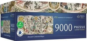 Trefl - Puzzle - UFT Staré nebeské mapy souhvězdí / 9000 dílků / 198.6