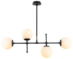 Designový lustr Parisa 108 cm černý