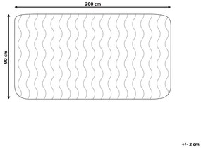 Chránič matrace z mikrovlákna 90 x 200 cm RUEN Beliani
