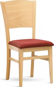 Stima Židle COMFORT | Odstín: odstín dub,Sedák: koženka focus bianco
