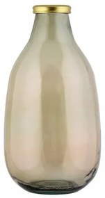 San Miguel VIDRIOS SAN MIGUEL !RECYCLED GLASS! Váza MONTANA, 40cm|3,35L, sv. hnědá