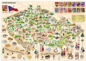 Popular Puzzle, Mapa České republiky, 160 ks