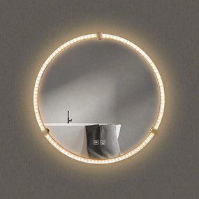 Tutumi Tutumi, LED zrcadlo 60cm, model 106, přední osvětlení, HOM-02699