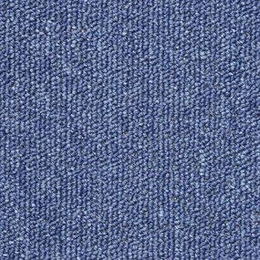 Schodové rohože 15 ks 56 x 17 x 3 cm modré, půlkulaté 133883