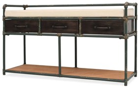 Úložná lavice se sedákem 107,5 x 34,5 x 59 cm - Default Title