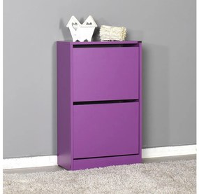 Adore Furniture | Botník 84x51 cm fialová | AD0124