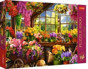 TREFL Puzzle Premium Plus Tea Time: Jarní přípravy / 1000 dílků / 68,3