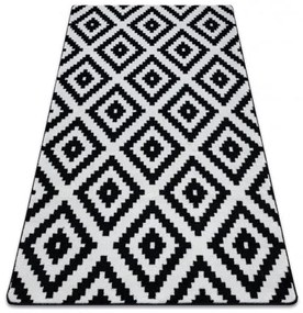 koberec SKETCH F998 krém/černá čtverce Ruta velikost 200x290 cm | krásné koberce cz