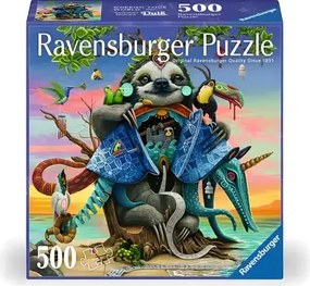 RAVENSBURGER Puzzle Afterglow / 500 dílků / čtvercový formát / 47 × 47