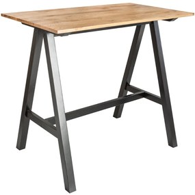 OnaDnes -20% Moebel Living Masivní dubový barový stůl Budy 120 x 105 cm