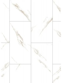 Mexen River White  vzorek vinylových panelů SPC 6,5 mm, podklad IXPE 1,5 mm, 4 V-drážka, Jazz White - F1150-S