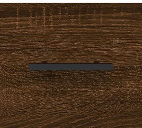 Skříň highboard hnědý dub 69,5 x 34 x 180 cm kompozitní dřevo,  3199768
