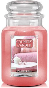 Country Candle – vonná svíčka Welcome Home (Vítejte doma), 680 g