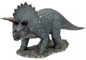 3d puzzle metal earth luxusní ocelová stavebnice triceratops