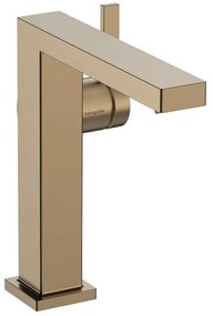 Hansgrohe Tecturis E - Umyvadlová baterie s výpustí Push-Open, CoolStart, EcoSmart, kartáčovaný bronz 73042140